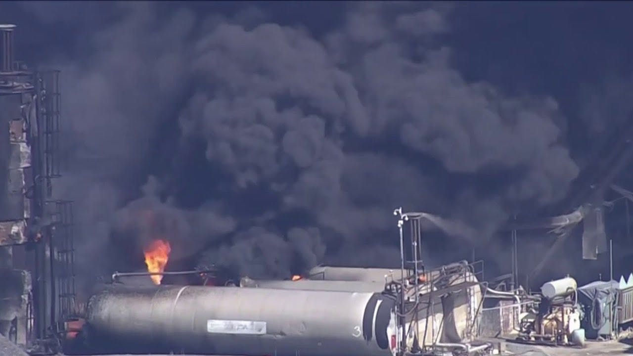 Oil Tanks Burning at Rockville, MD, Quarry | Firehouse