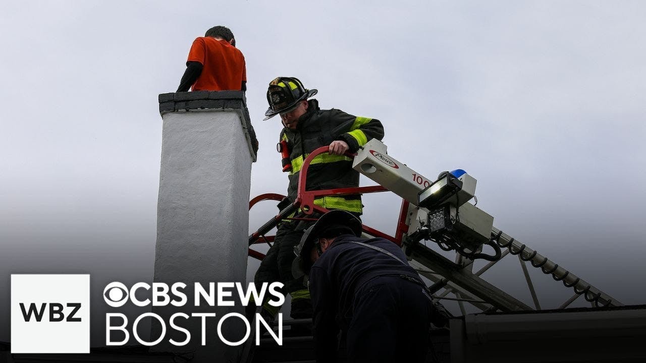 Whitman, MA, Firefighters Rescue Boy from Chimney | Firehouse