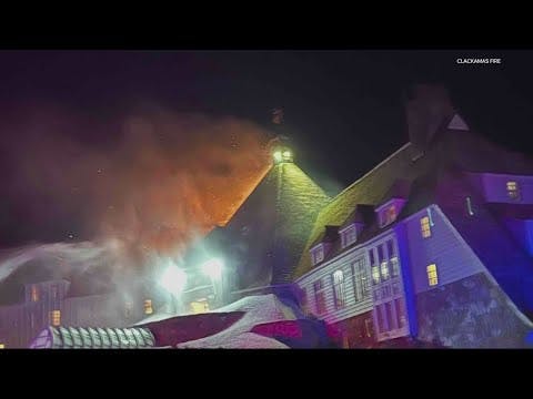 Fire at Historic Government Camp, OR, Lodge Contained to Attic, Roof ...