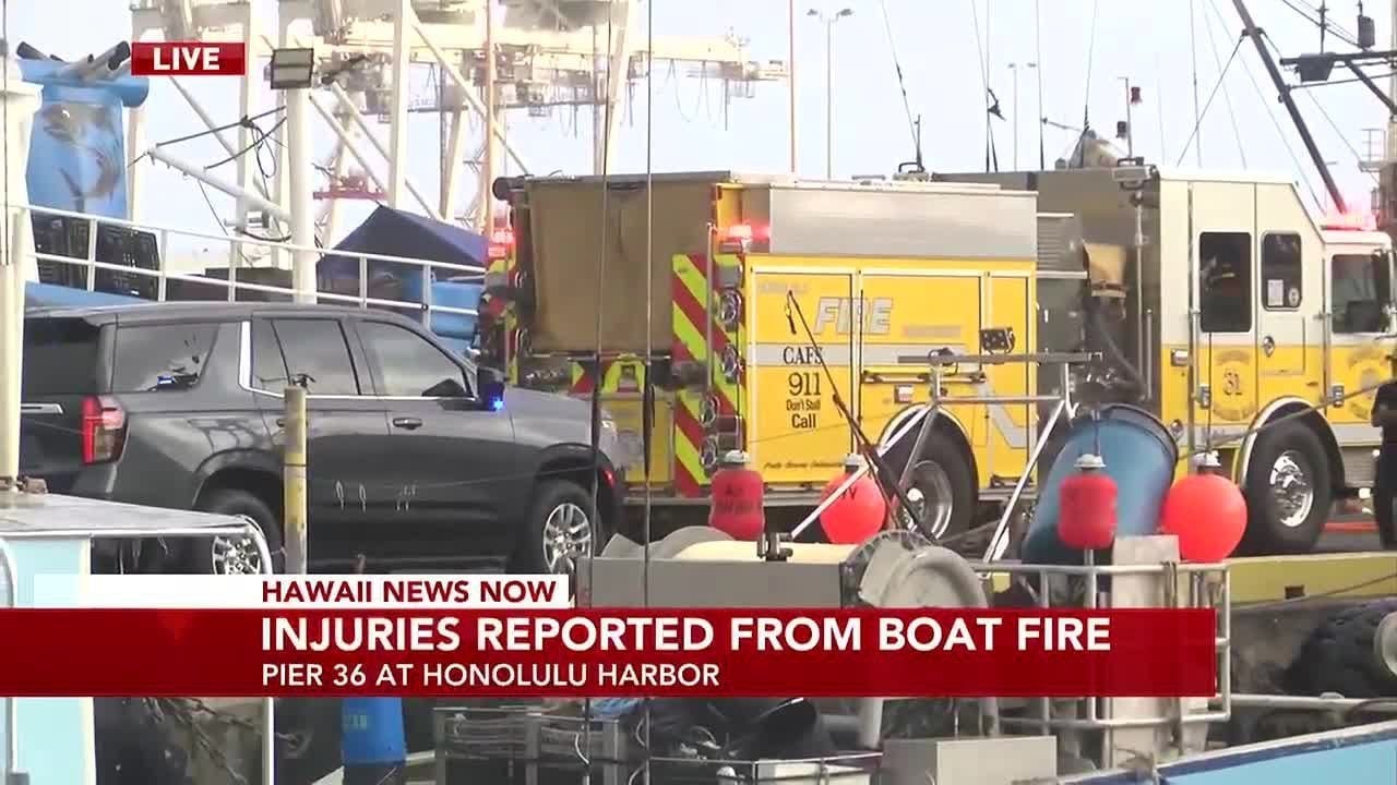 Five Men Hurt in Docked Boat Explosion in Honolulu Harbor | Firehouse