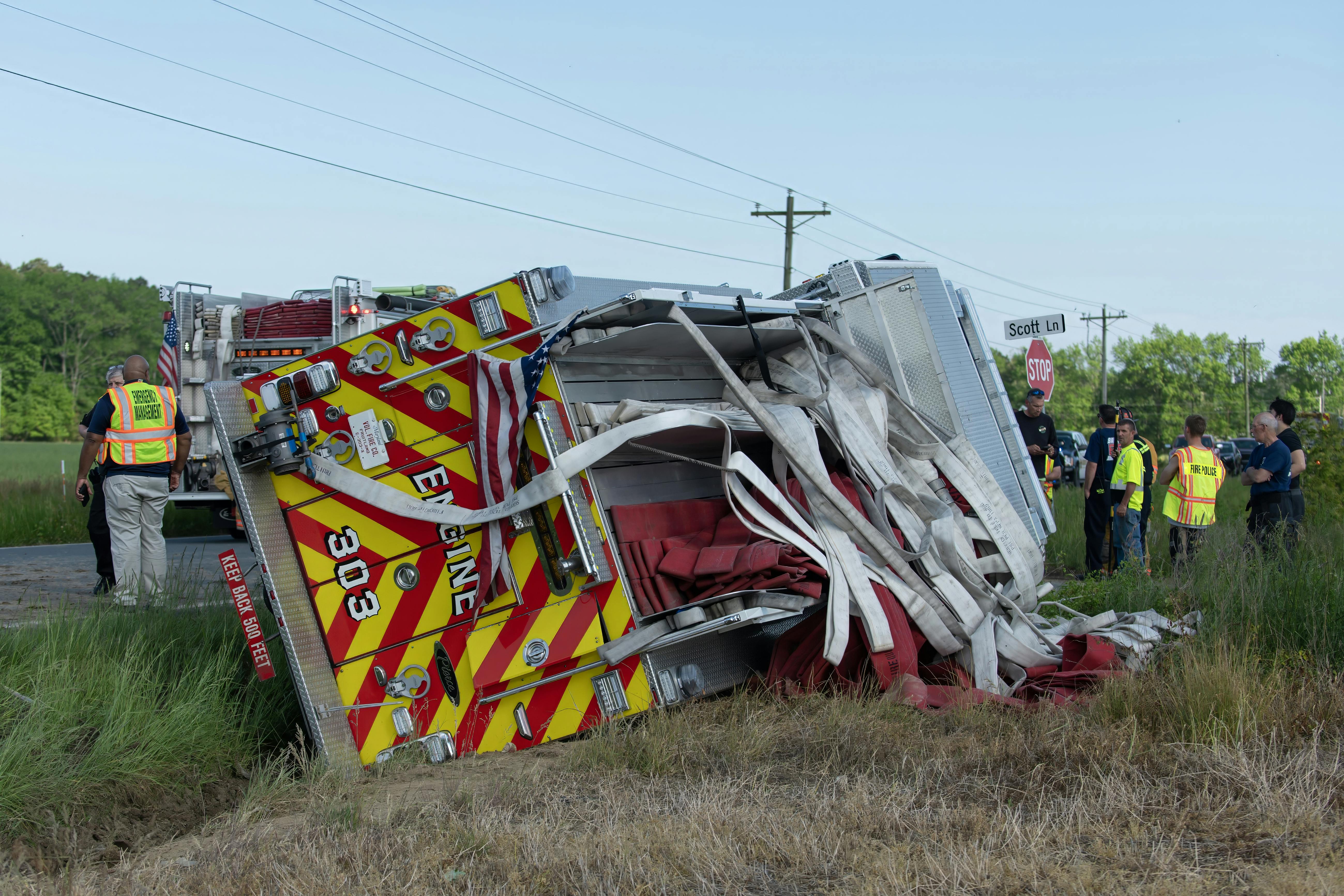 Photos: Fruitland, MD, Firefighters Escape Serious Injuries in Rig ...