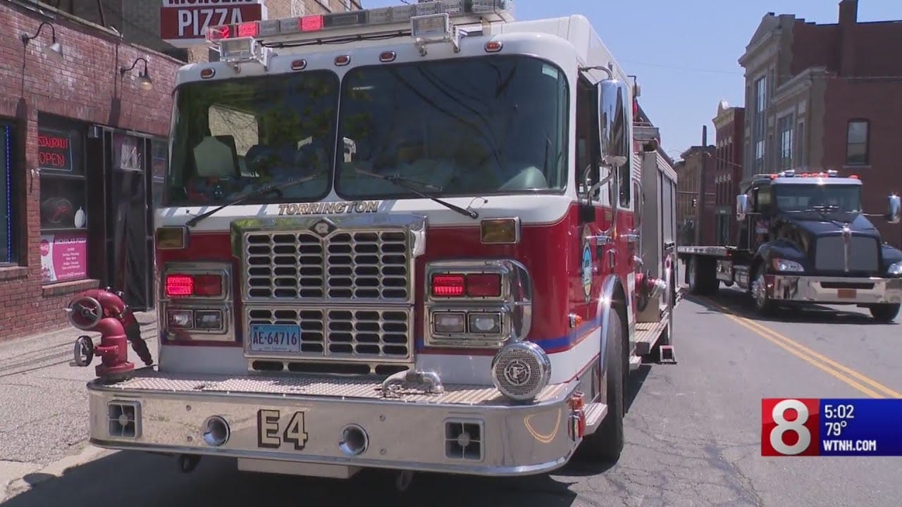 Torrington, CT, Firefighter Entangled in Wires when Car Enters Incident ...