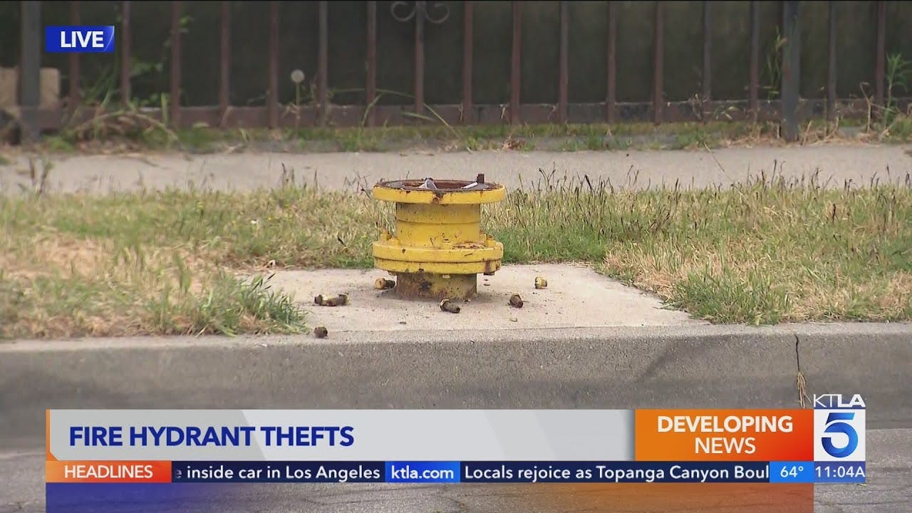 Thieves Stealing Fire Hydrants from Los Angeles Neighborhood | Firehouse