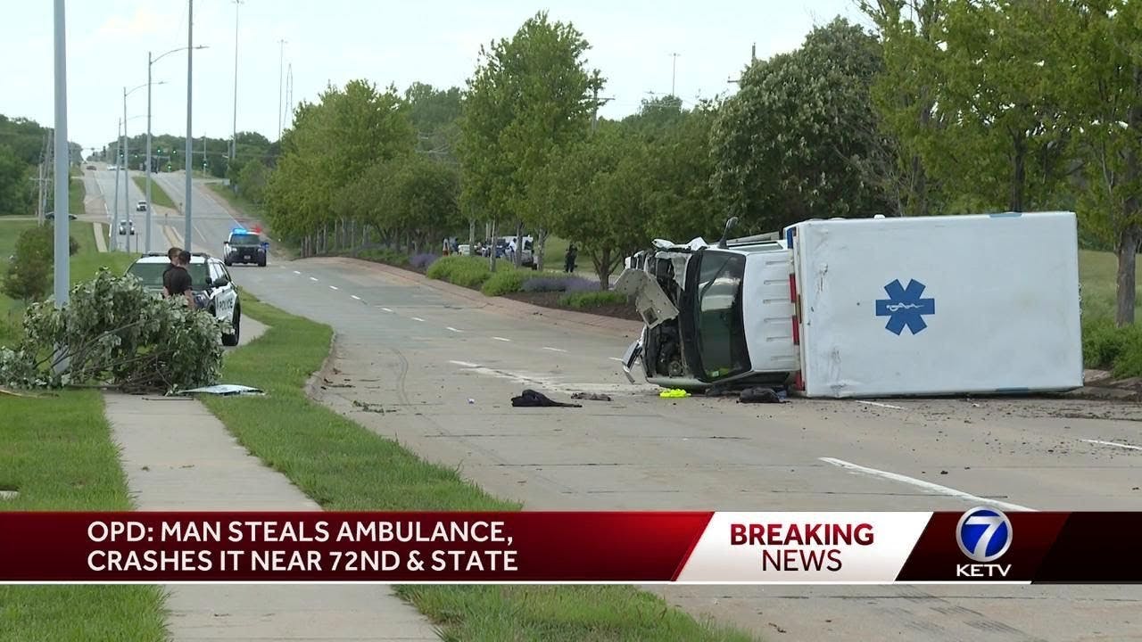 Patient who Stole Ambulance from Omaha, NE, Hospital Hurt in Crash ...
