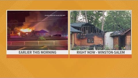 Winston-Salem, NC, Firefighters Hit House Fire | Firehouse