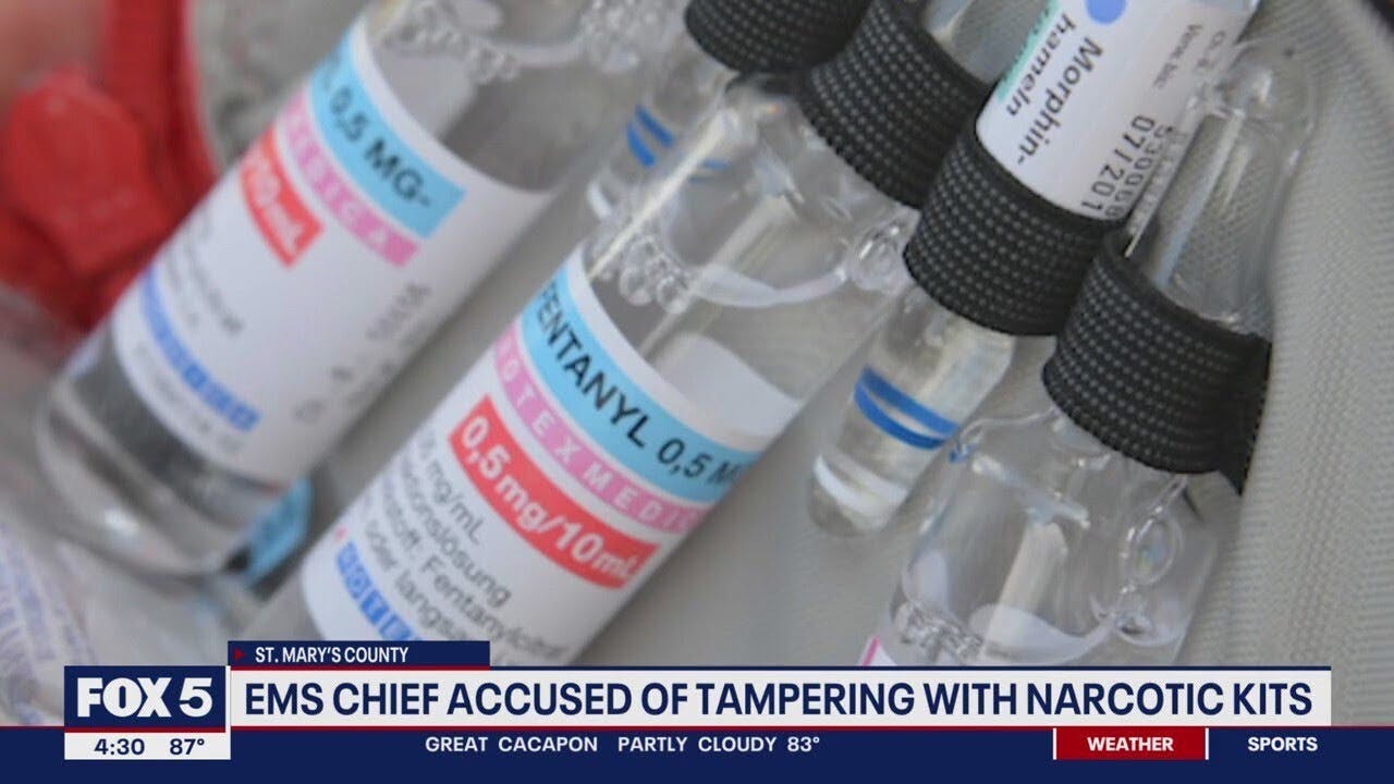 St. Mary's County, MD, EMS Chief Arrested for Stealing Drugs from Medic ...