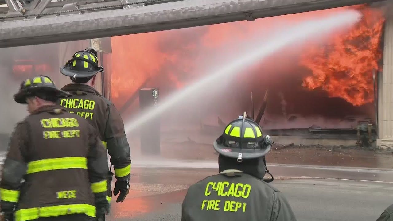 Chicago Firefighters Training in Former Printing Plant | Firehouse