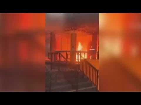 Orange County, CA, Firefighters Encounter Tough Fire at Trampoline Park ...