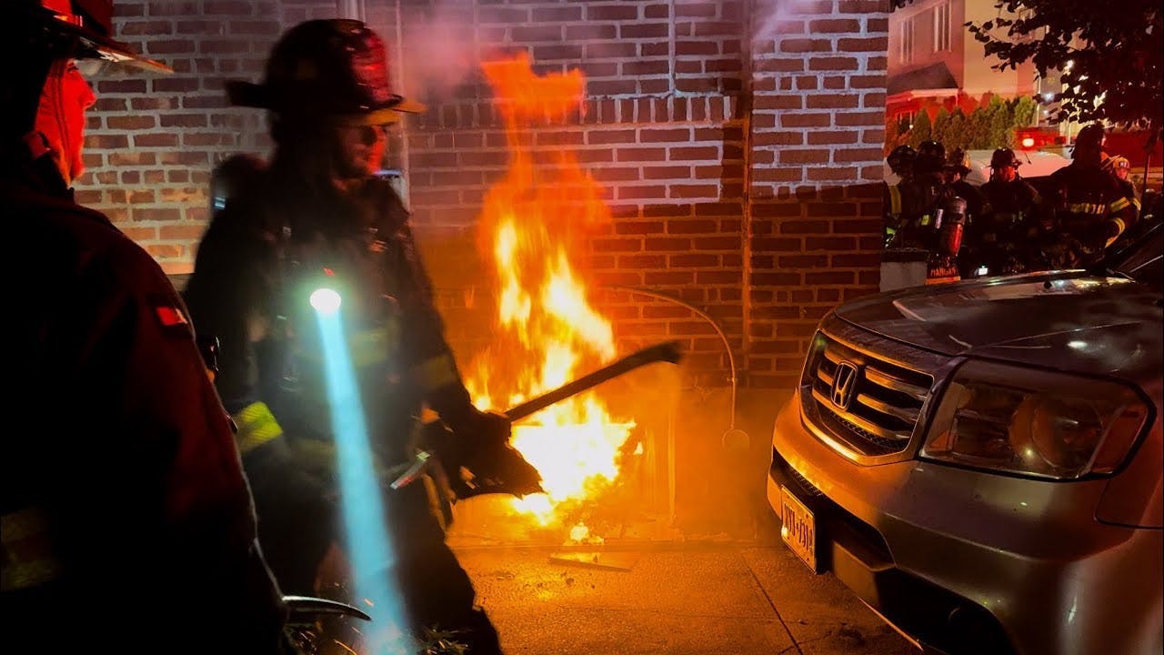 FDNY Firefighters Tackle Basement Fire in Brooklyn Home | Firehouse