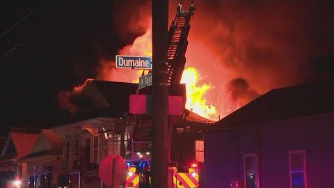 New Orleans Firefighters Battle House Fire | Firehouse