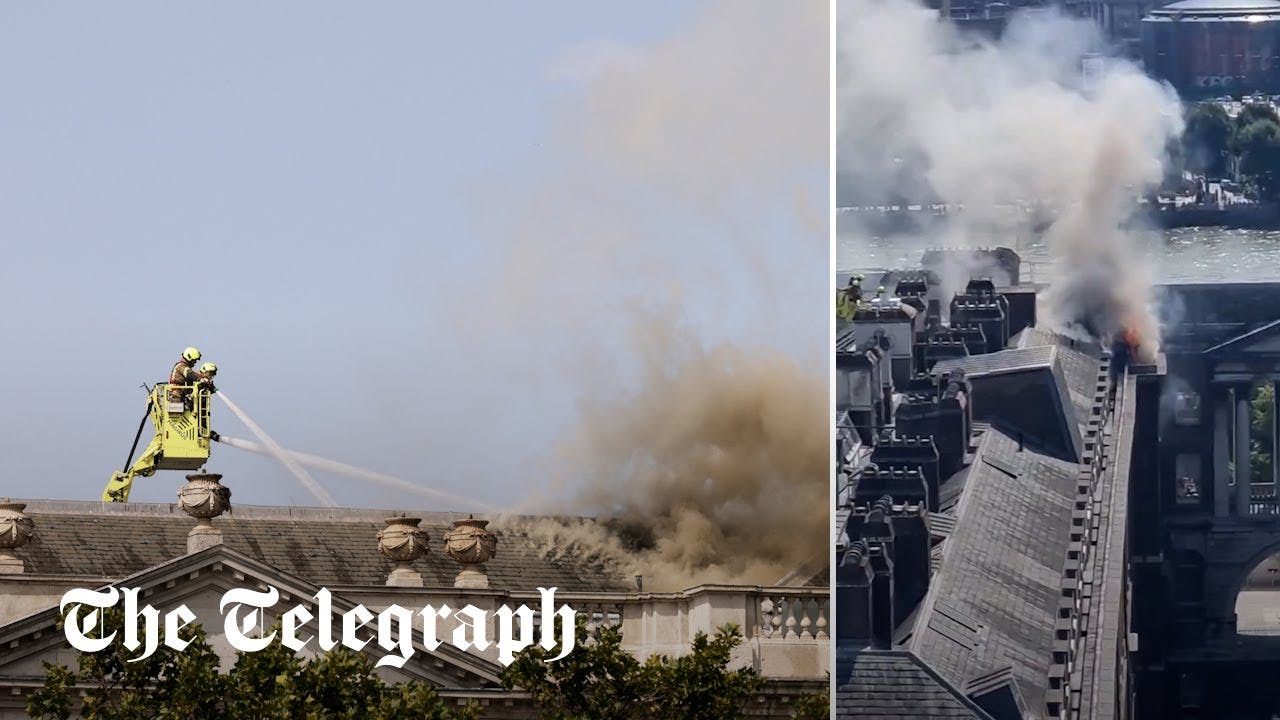 Fire Damages Historic Somerset House in London | Firehouse