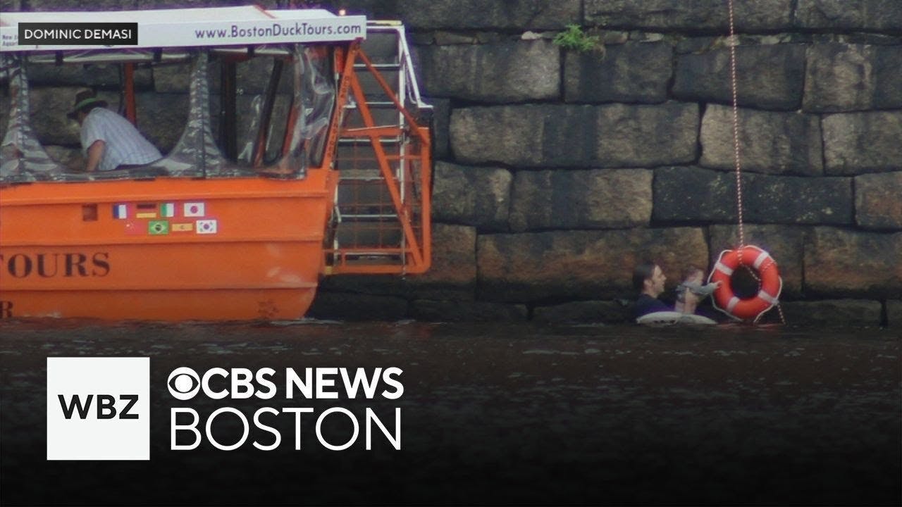 Boston Duck Boat Captains Rescue Dad, Son from River | Firehouse