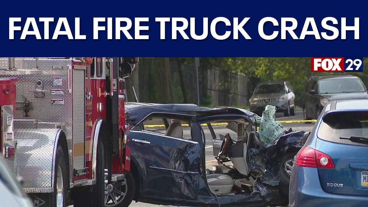 Wreck Involving Philadelphia Ladder Truck, Car Leaves Woman Dead ...