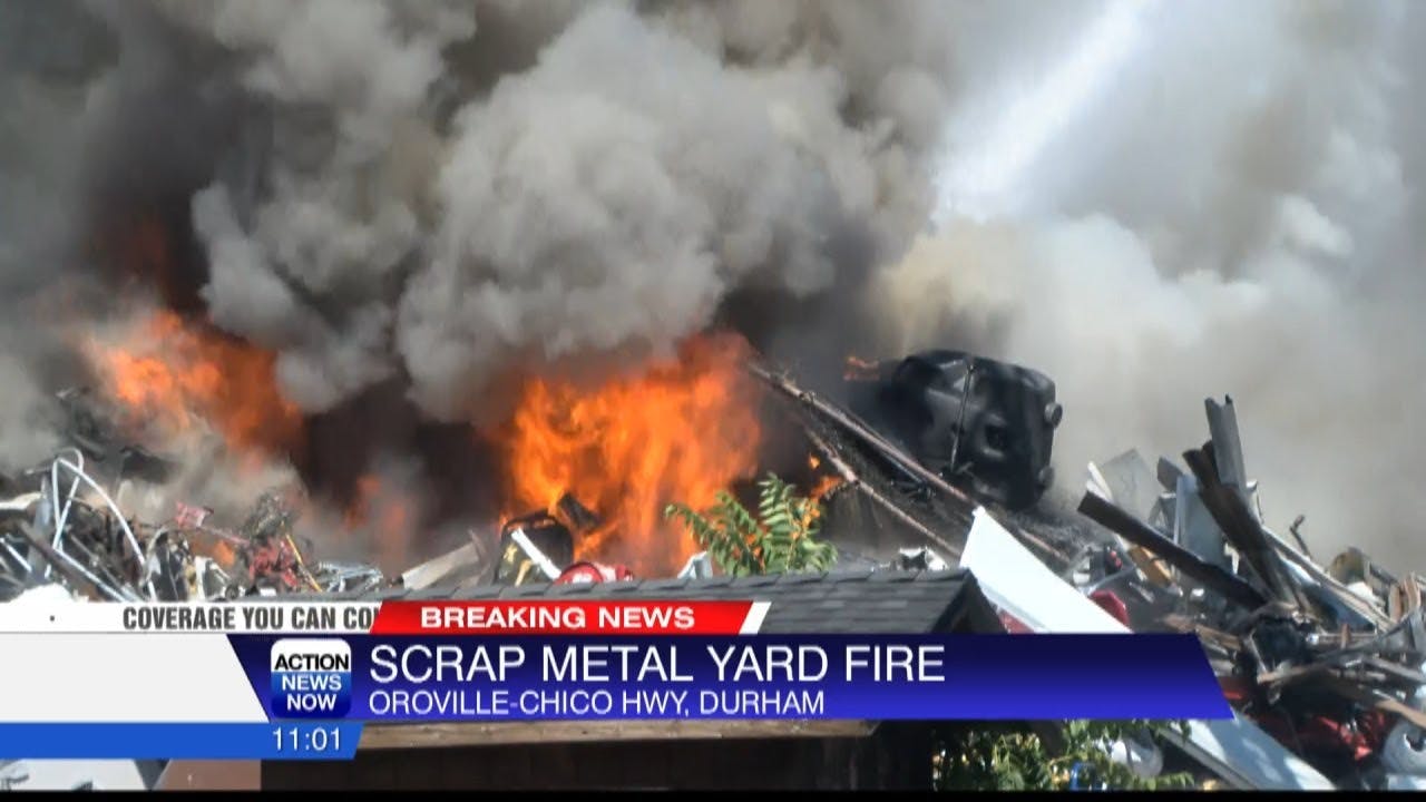 CAL FIRE Crews Tackle Scrap Metal Yard Fire, Again | Firehouse