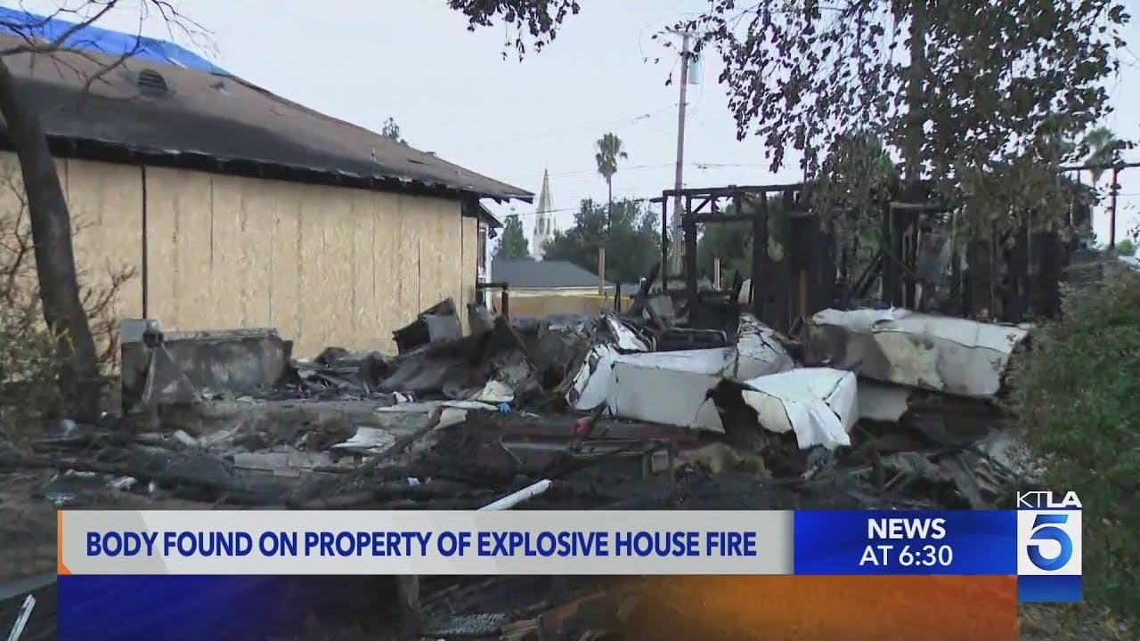 Body discovered days after explosion sent Monrovia home up in flames ...
