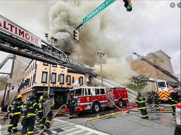 Photos: Baltimore Firefighters Battle Multi-Alarm Fire | Firehouse