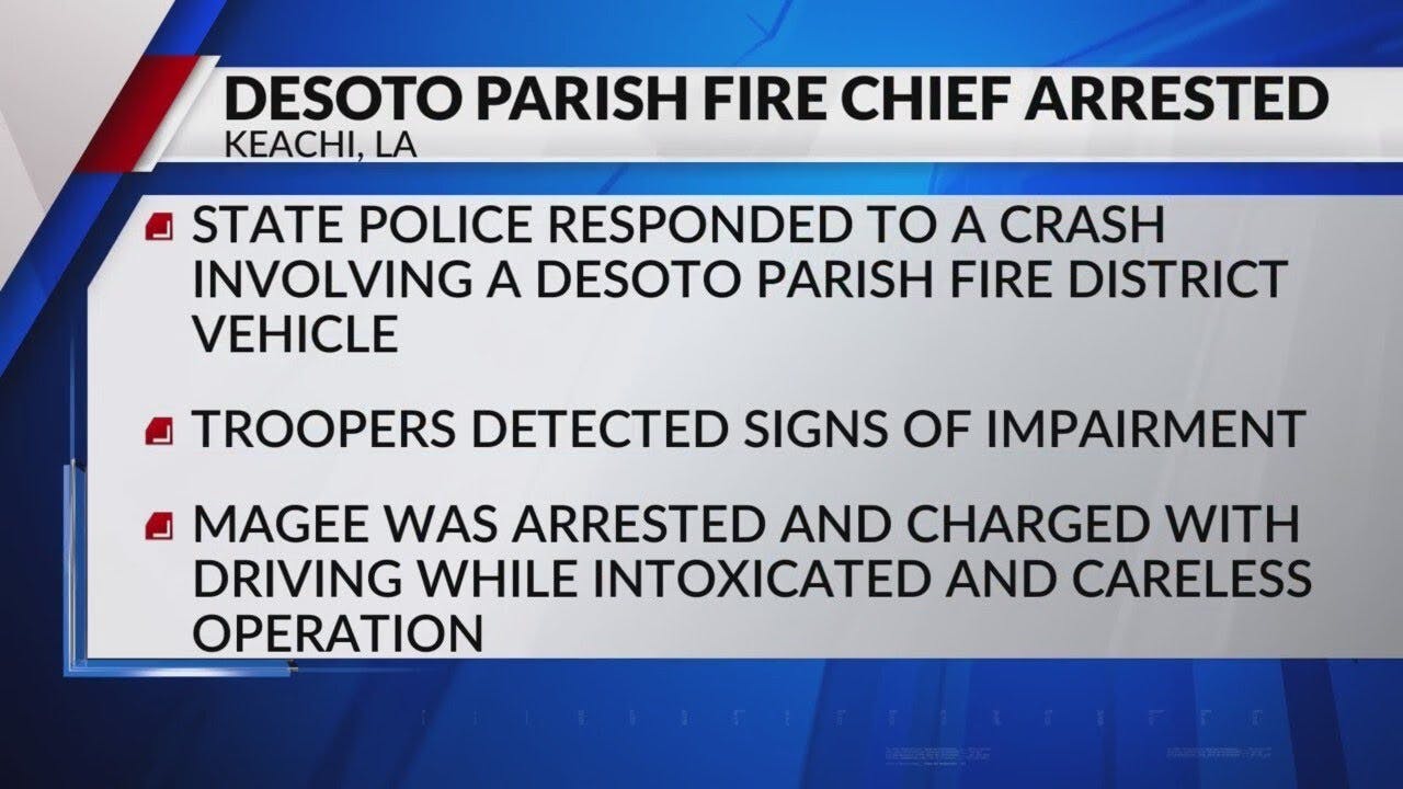 DeSoto, AL, Fire Chief Arrested for DWI after Crash | Firehouse