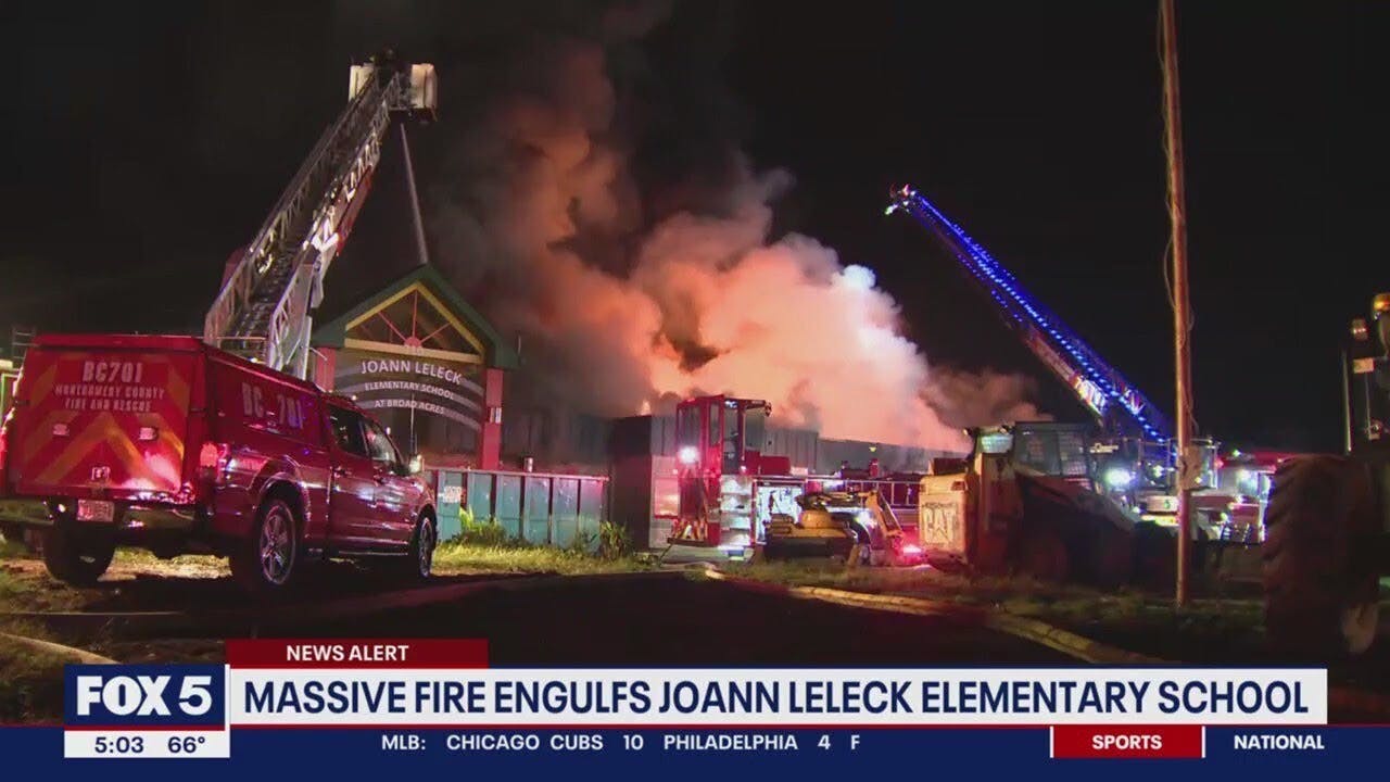 Vacant School Destroyed by Blaze in Silver Spring, MD | Firehouse