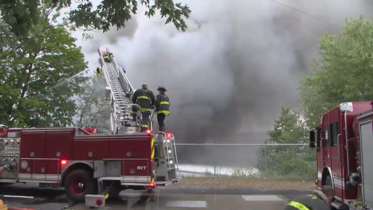 Fire in Salt Company Challenging for Scranton, PA, Firefighters | Firehouse