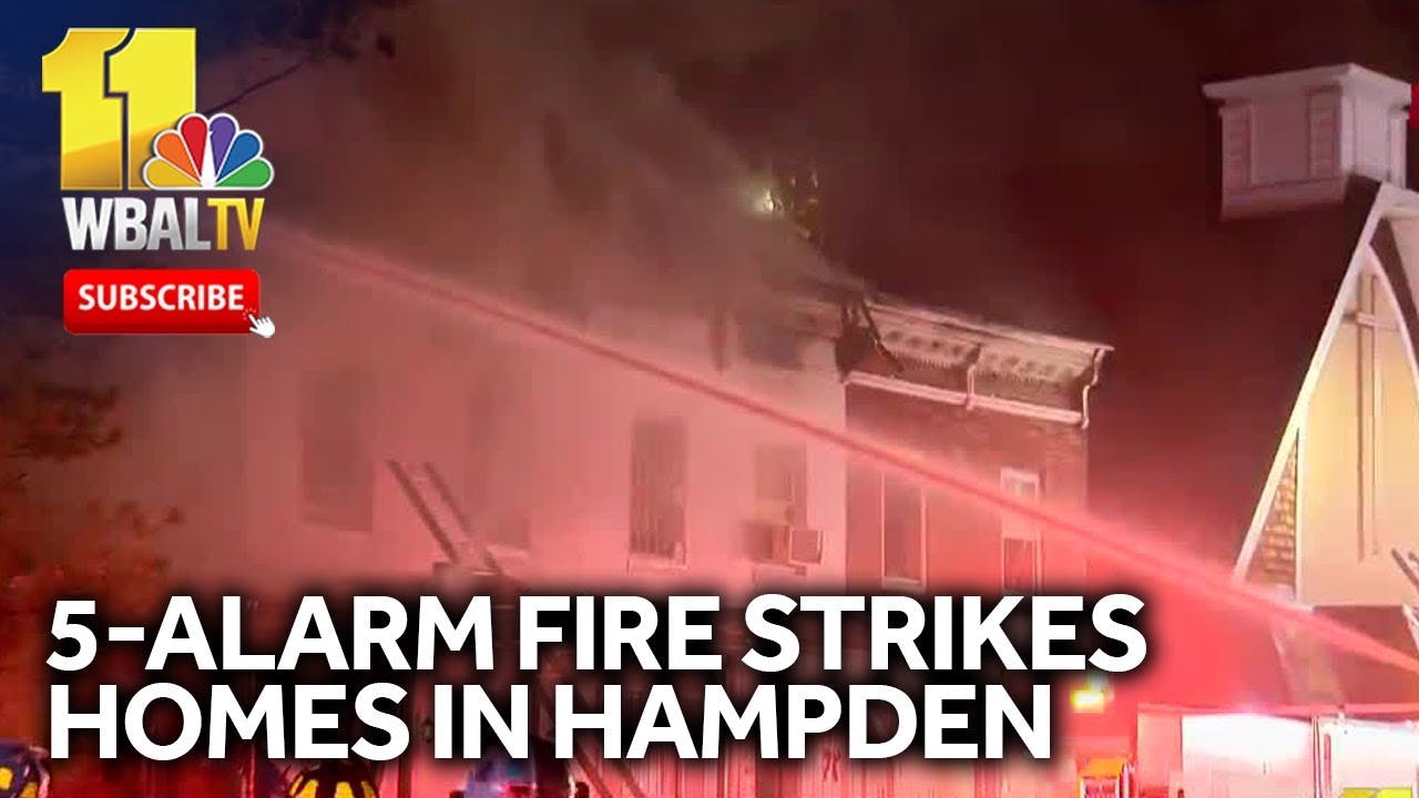 Five-Alarm Fire Battled by Baltimore Firefighters | Firehouse