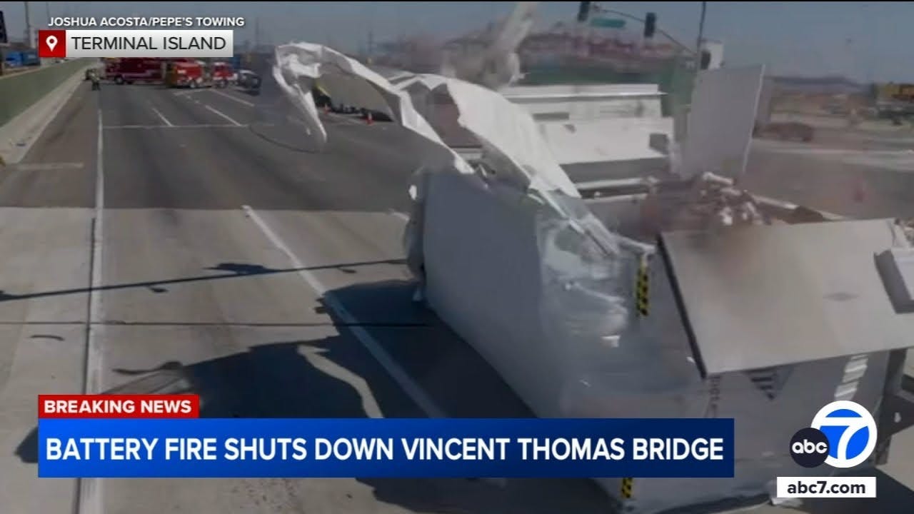 Lithium-Ion Battery Fires on CA Highways Sparking Calls for Safety ...