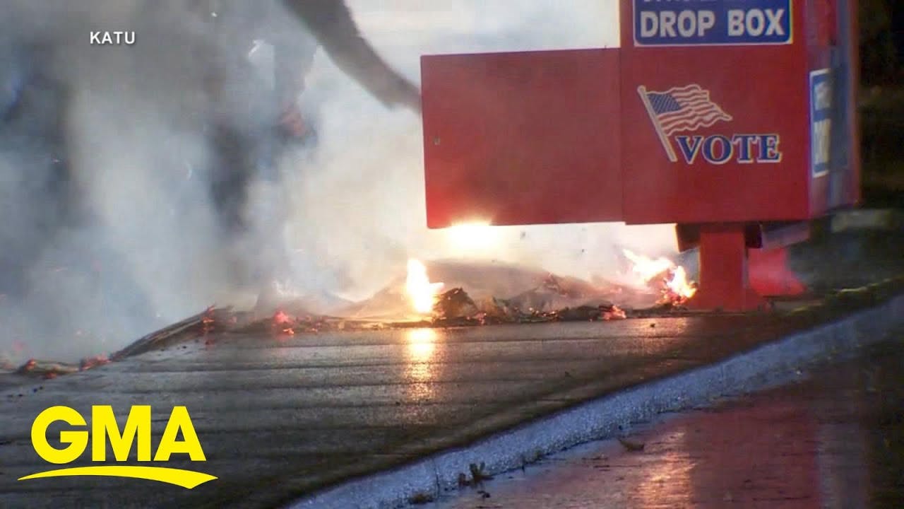 Fires at Ballot Boxes in Oregon and Washington are Connected, police ...