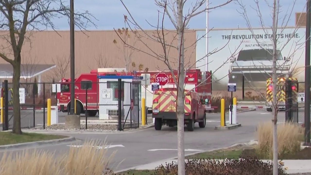 One Hurt in Blast at Detroit General Motors Factory Zero Plant | Firehouse