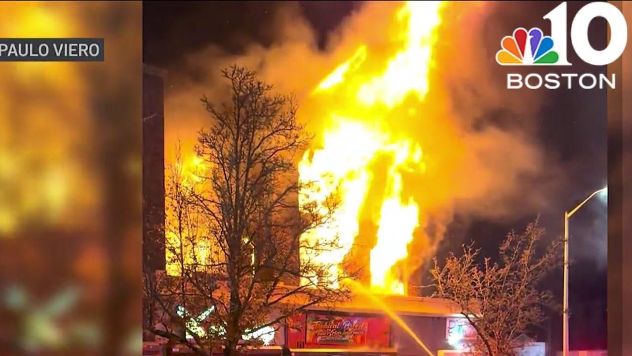 Crews Battle Massive Fire in Brockton, MA, Building | Firehouse