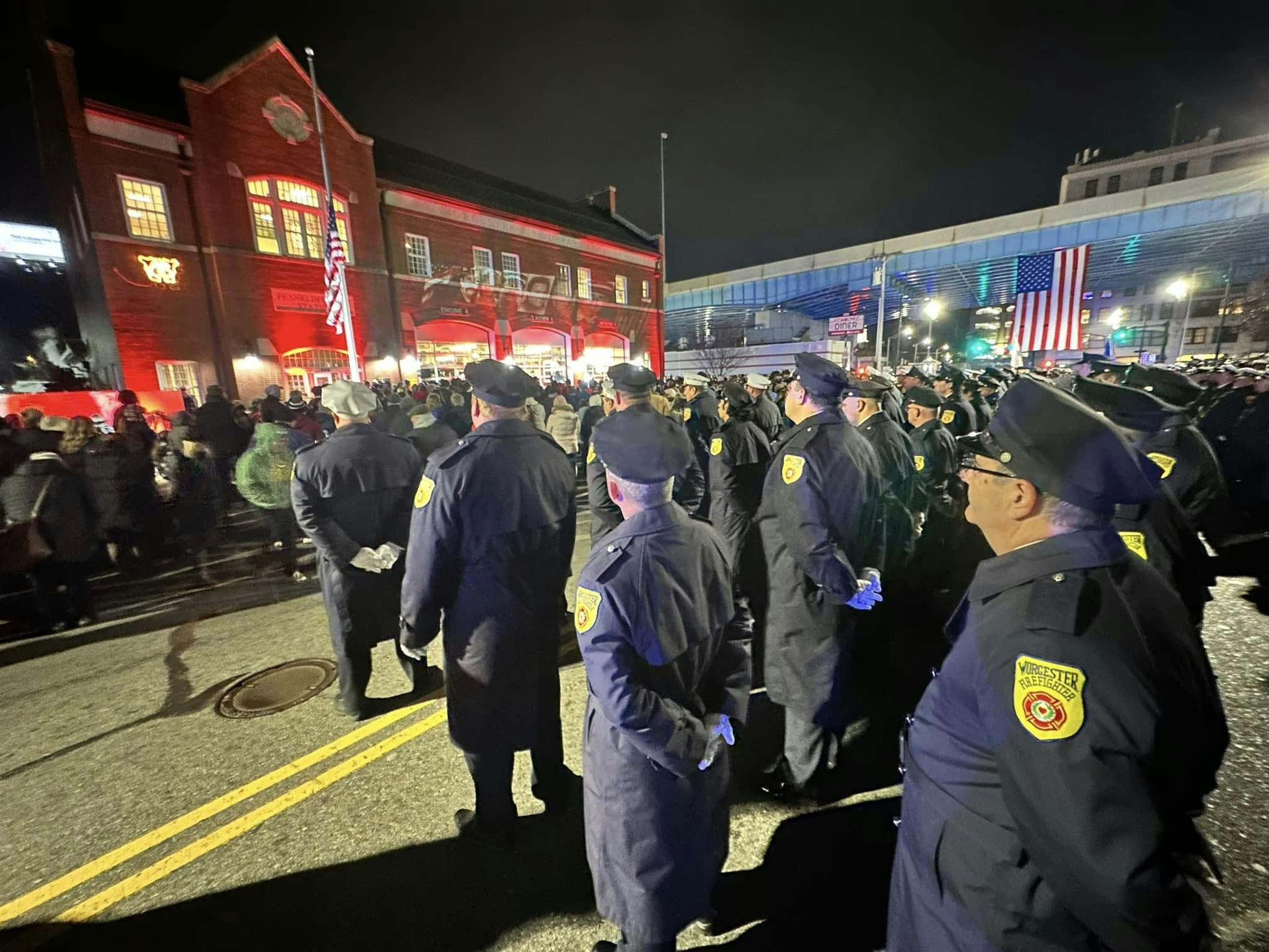 Photos: Hundreds Gather to Remember Fallen Worcester Firefighters on ...