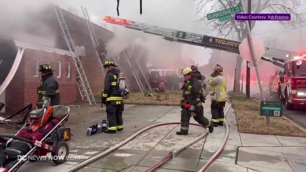 WATCH: D.C. Building Collapses, Burns After Struck by Vehicle | Firehouse