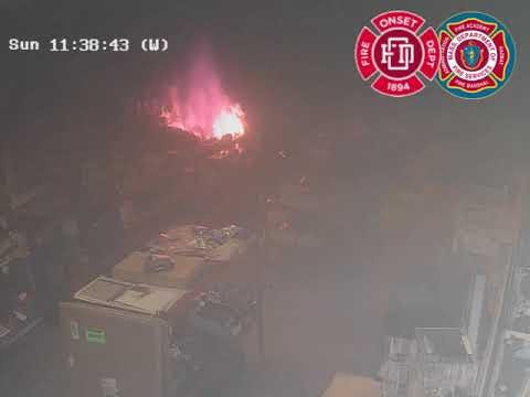Video Captures Lithium-Ion Battery Bursting into Flames at Onset, MA ...