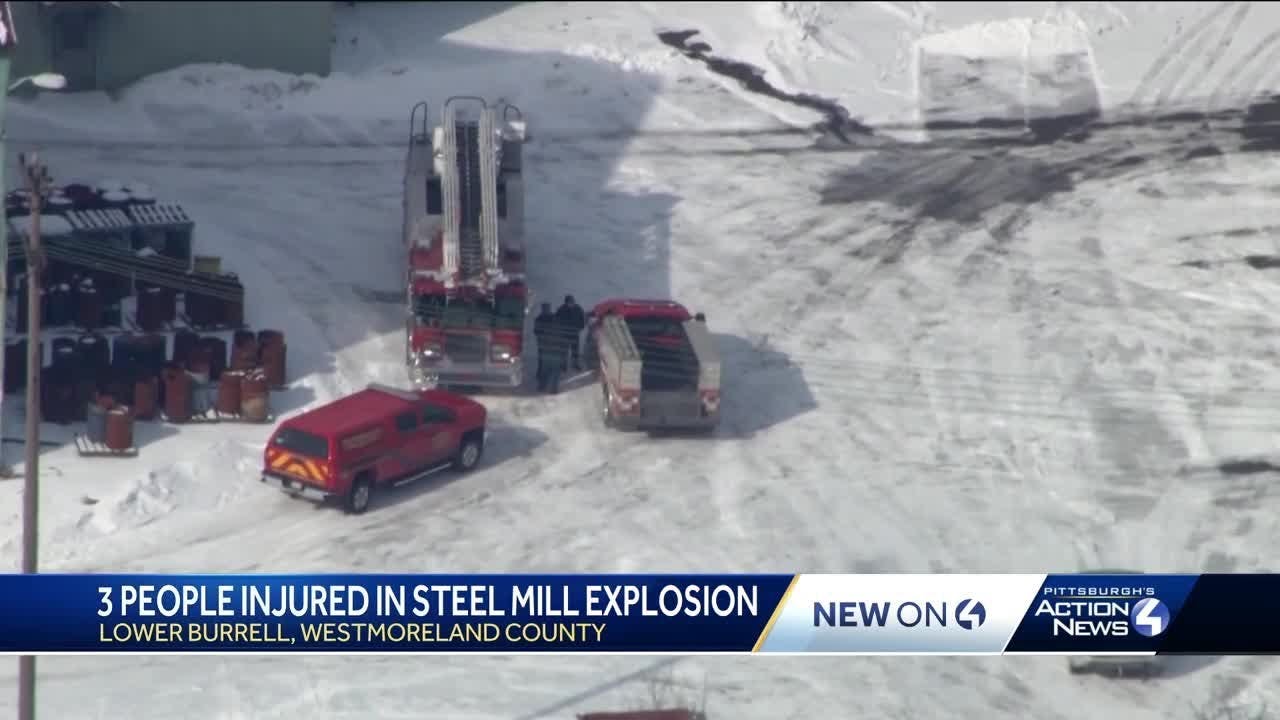 Three Hurt in Blast at Steel Plant in Lower Burrell, PA | Firehouse