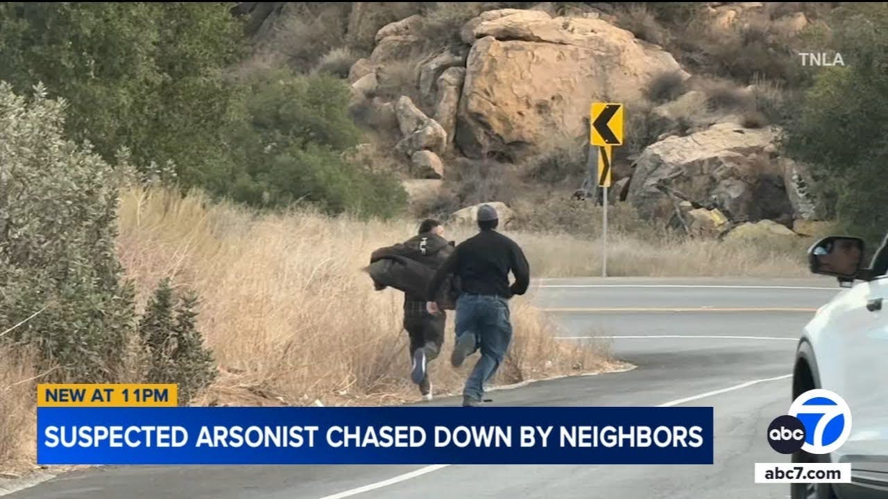 Residents Chase, Detain Man who Lit Fire in Chatsworth, CA, | Firehouse