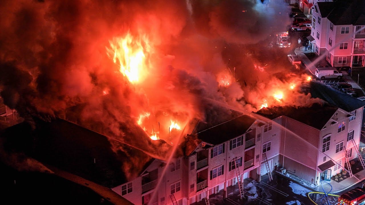 'These Firemen Carried us Down,' Woman Says after Carlisle, PA, Blaze ...