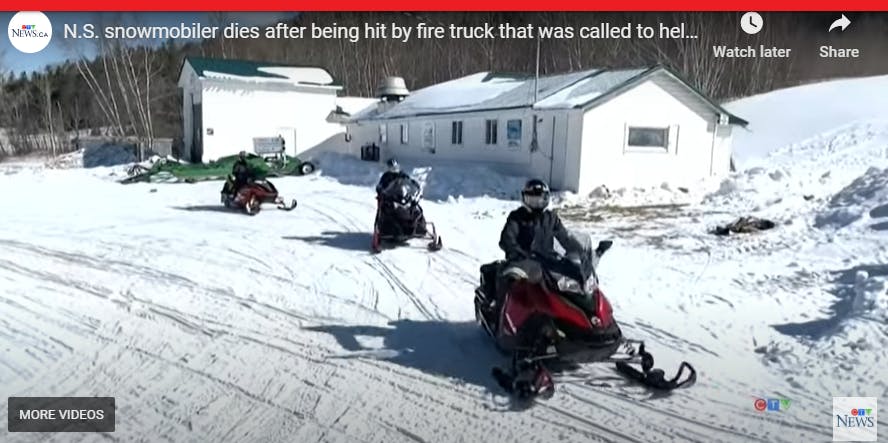 Nova Scotia Fire Chief Banned for Life after Fire Truck Hits, Kills ...