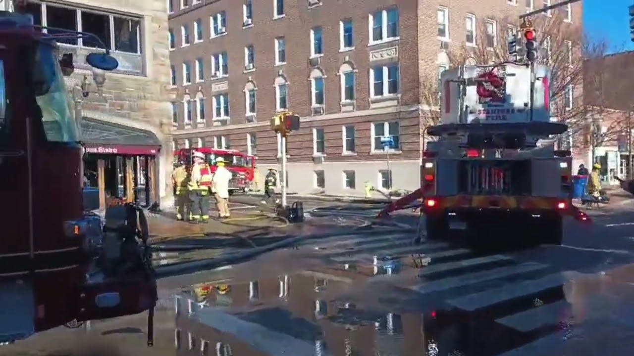 Fifty Firefighters Battle Blaze in Four Stamford, CT, Businesses ...