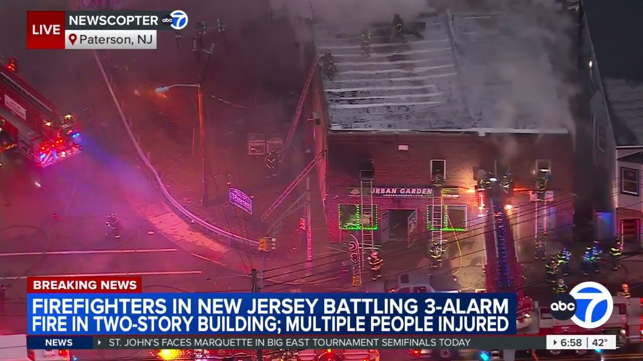 Paterson, NJ, Battalion Chief Hurt in Patrial Building Collapse | Firehouse