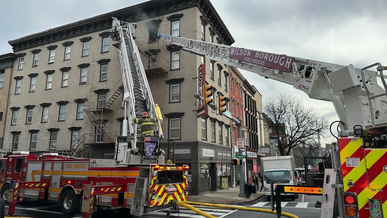 Fire Damages Century-old Easton, PA, Hotel | Firehouse