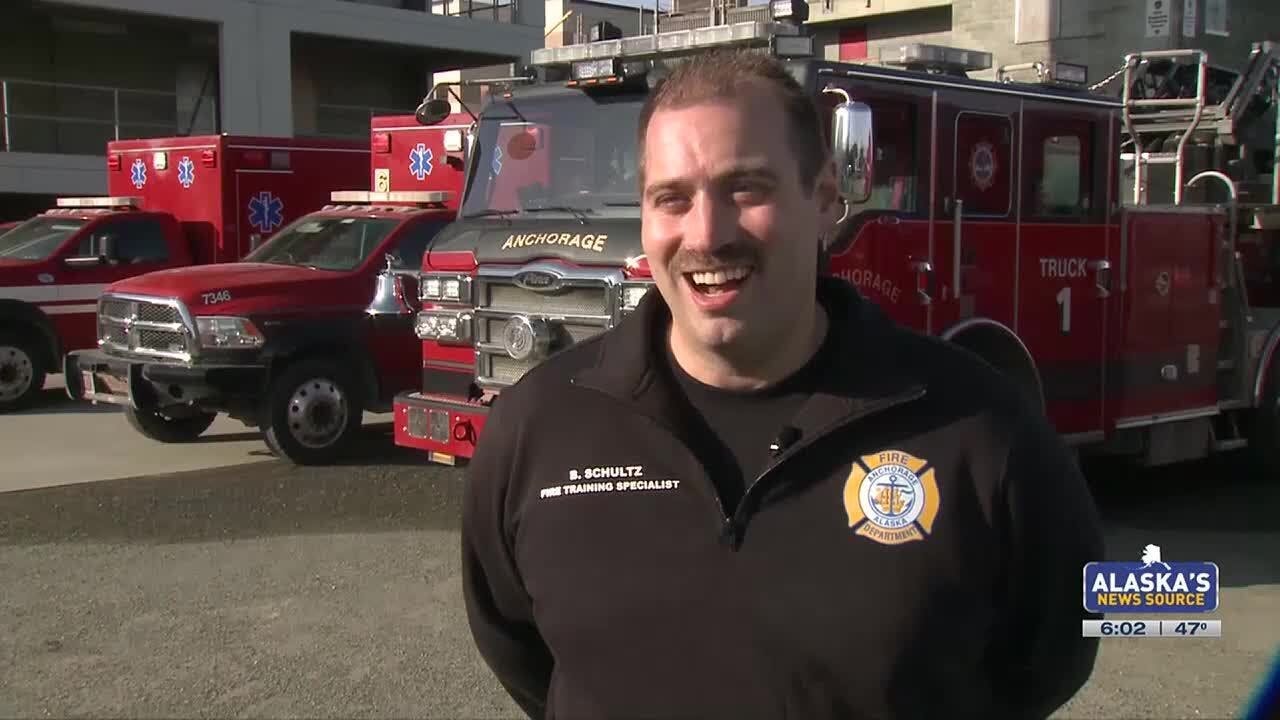 Anchorage Firefighter Back at Work after Fall from Aerial Ladder ...