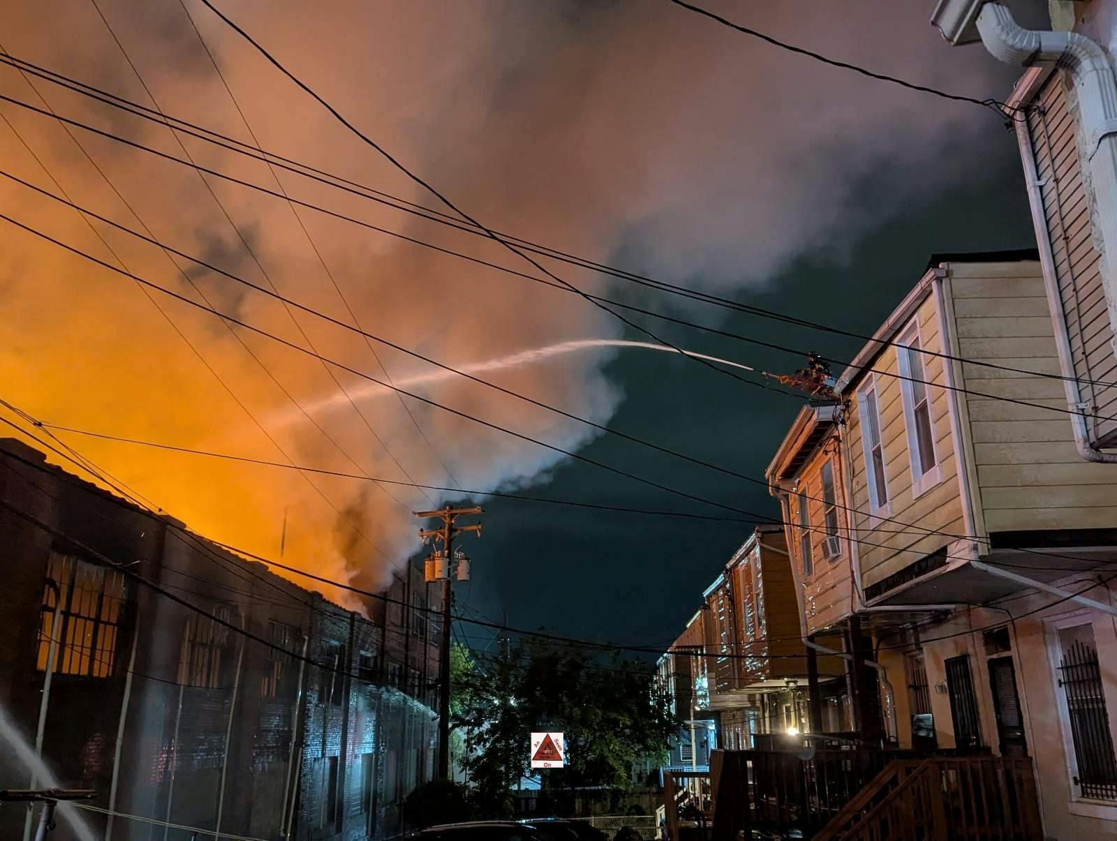 Baltimore Firefighters Contain 7-Alarm Warehouse Blaze | Firehouse
