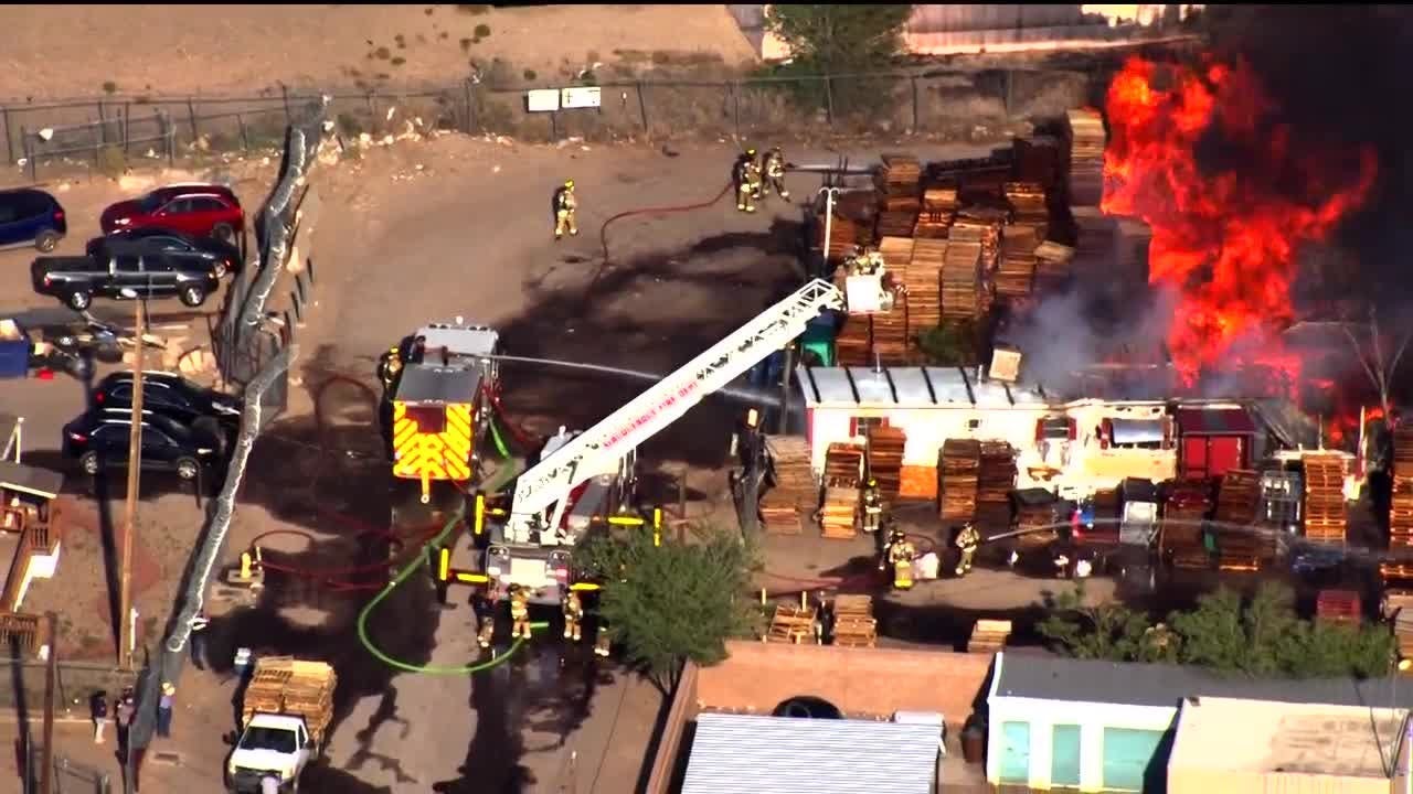 Cause of Massive Fire in Industrial Area in Albuquerque Remains Under ...