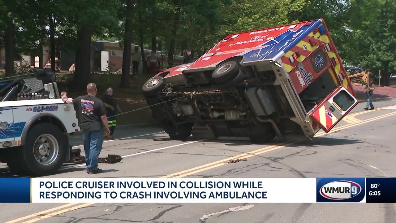 Ambulance, Fire Truck, Cruiser Involved in Separate Crashes in ...