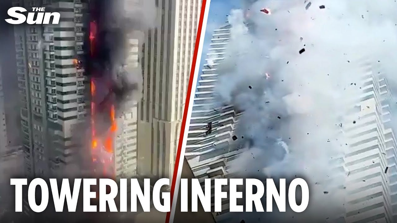 6-Hour Firefight Contains Fire in 67-Story Dubai Apartment Building ...