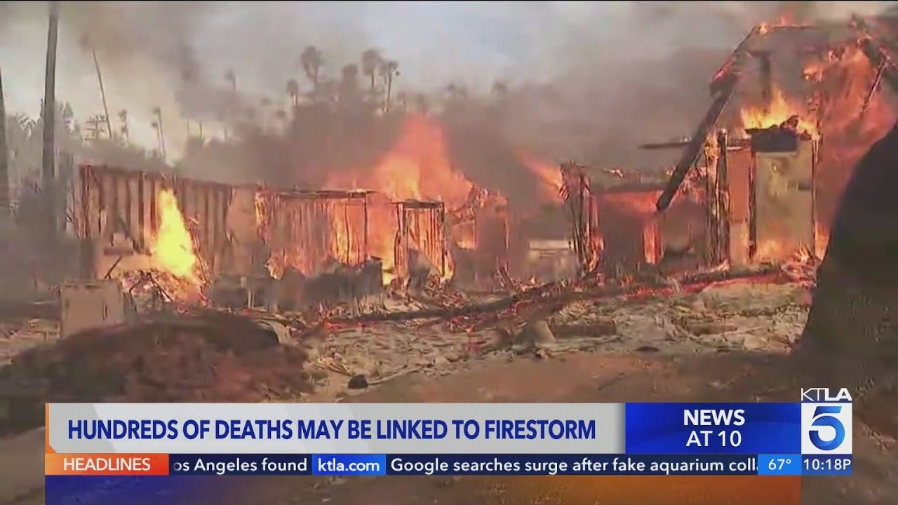 Hundreds of Deaths May be Linked to Eaton and Palisades Wildfires ...
