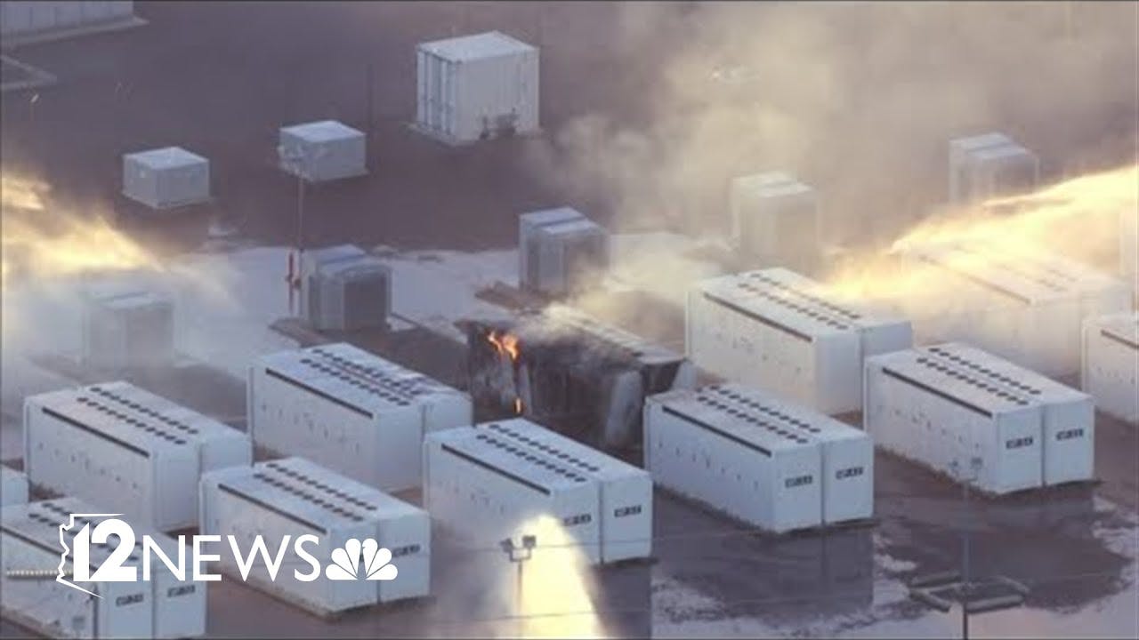 Battery Storage Fire Tackled in Glendale, AZ | Firehouse